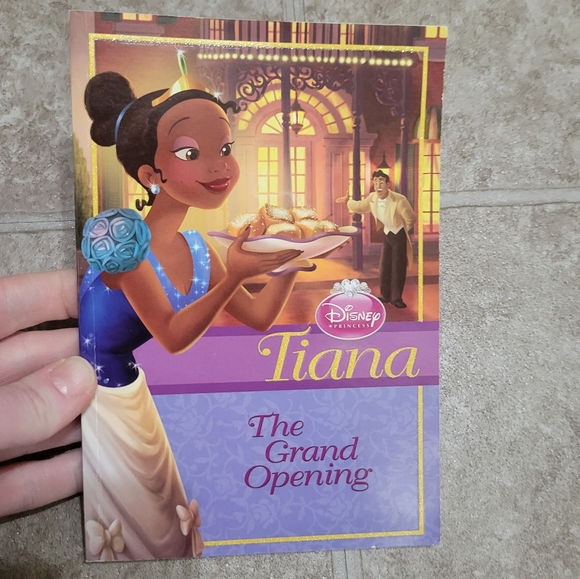 Disney | Other | 5 Tiana The Grand Opening Disney Princess Paperback ...
